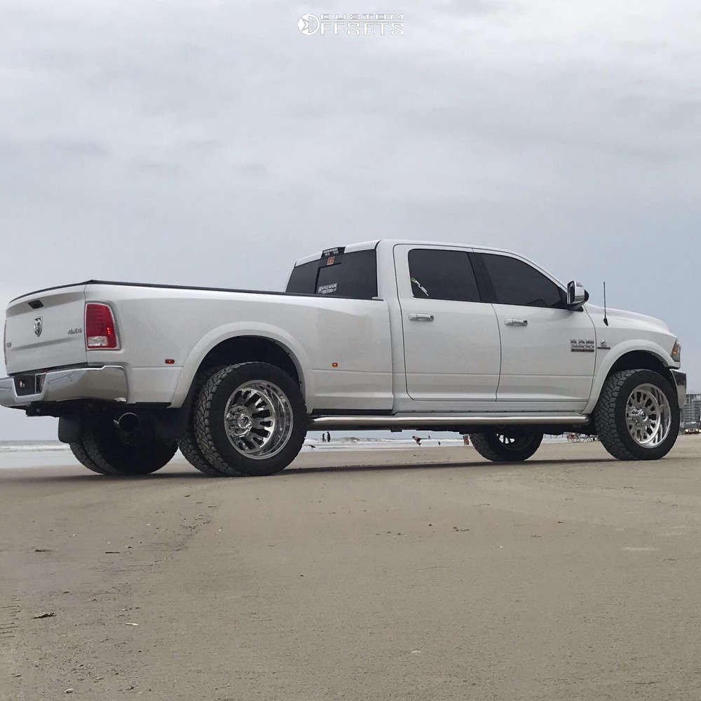 2018 Ram 3500 with 22x10 -25 Fuel Forged Ff45 and 285/55R22 Nitto Trail ...