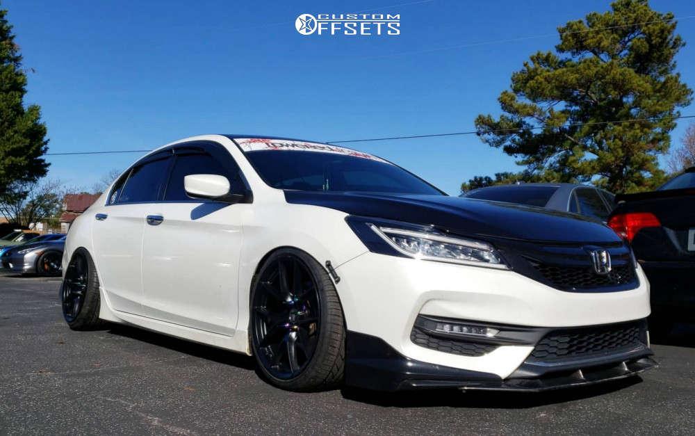 2016 Honda Accord with 19x9.5 22 ESR Rf2 and 235/35R19 Leao Uhp and ...