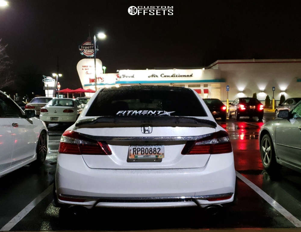 2016 Honda Accord with 19x9.5 22 ESR Rf2 and 235/35R19 Leao Uhp and ...