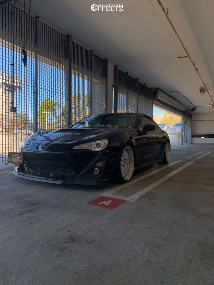 2016 Scion FR-S with 18x9.5 35 ESR Sr01 and 215/35R18 Nankang NS-25 and ...