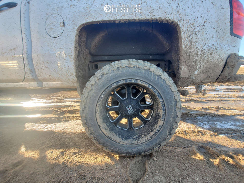 2014 Chevrolet Silverado 1500 with 20x14 -76 XD Xd825 and 35/13.5R20 ...