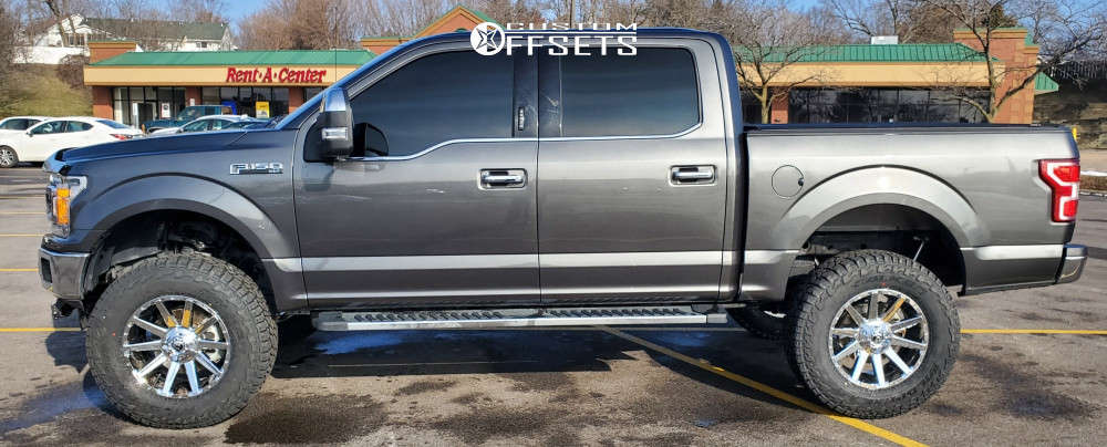 2018 Ford F-150 with 20x9 20 Fuel Contra and 37/12.5R20 Falken Wildpeak ...