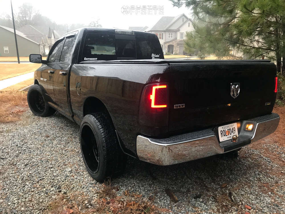 2012 Ram 1500 with 22x12 -44 V-Rock Anvil and 305/40R22 Atturo Az800 ...