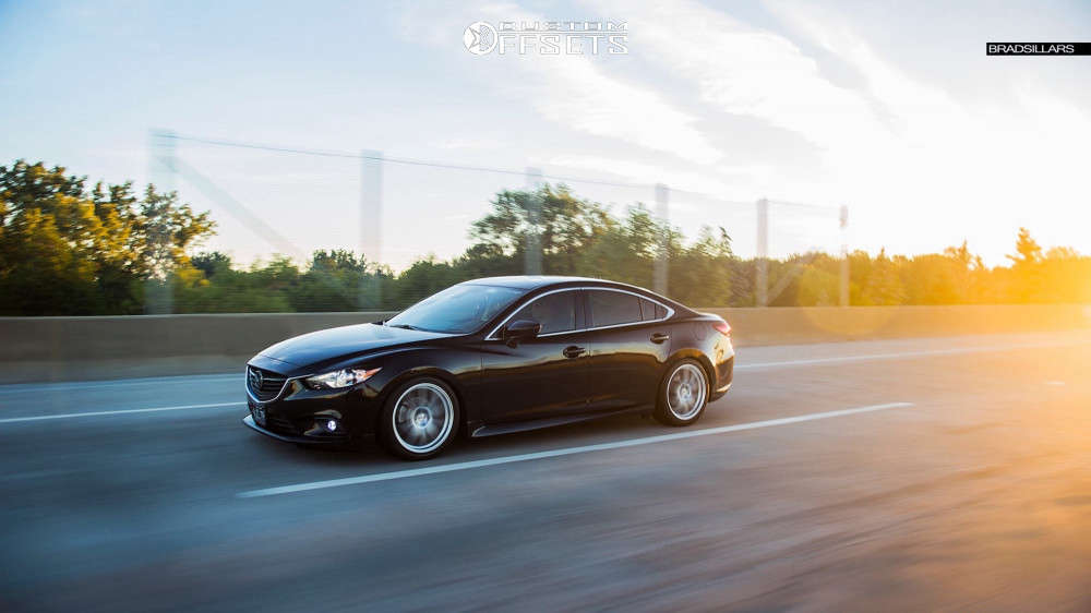 2014 Mazda 6 with 19x8.5 45 Gram Lights 57fxx and 245/40R19 Falken ...