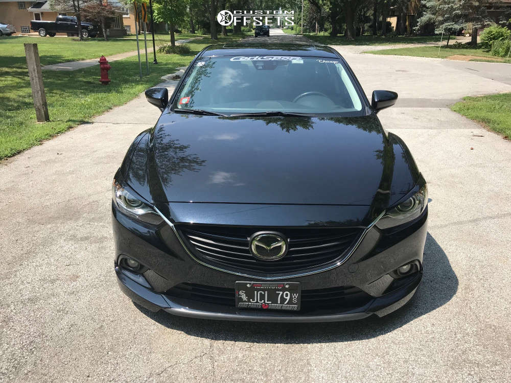 2014 Mazda 6 with 19x8.5 45 Gram Lights 57fxx and 245/40R19 Falken ...