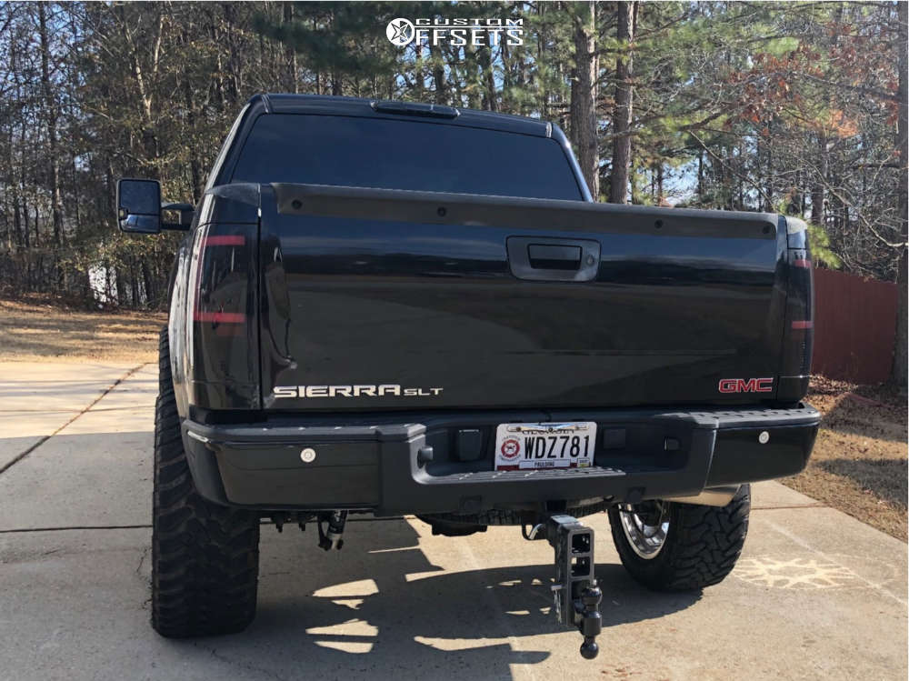 2007 GMC Sierra 1500 with 22x10 -25 American Force Trax Ss and 35/12 ...