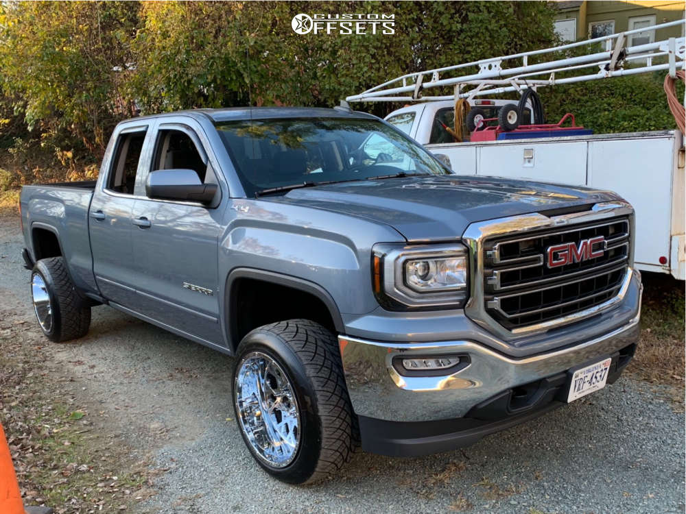 2016 GMC Sierra 1500 with 20x12 -51 Vision Rocker and 305/50R20 Nitto ...