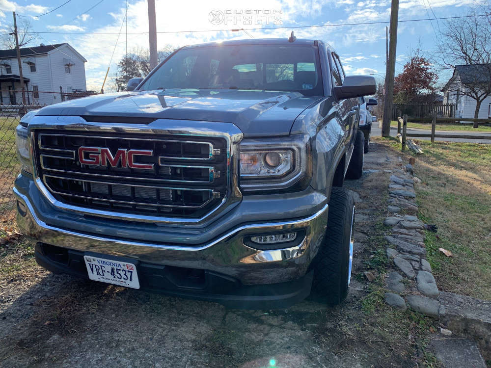 2016 GMC Sierra 1500 with 20x12 -51 Vision Rocker and 305/50R20 Nitto ...