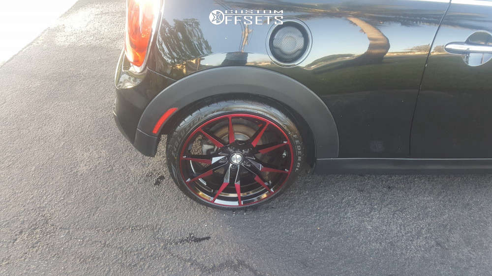 2016 Mini Cooper with 18x8 35 Shift Blade and 205/35R18 Federal ...