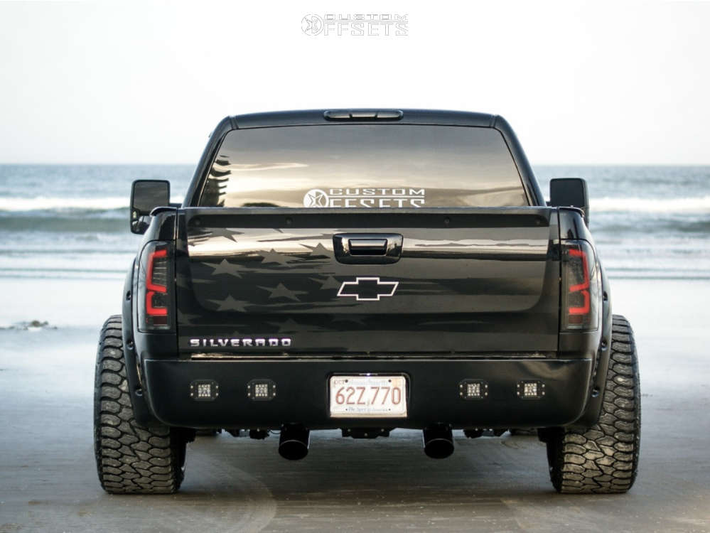 2013 Chevrolet Silverado 1500 with 22x14 -76 Dropstars 654BM and 33/12 ...