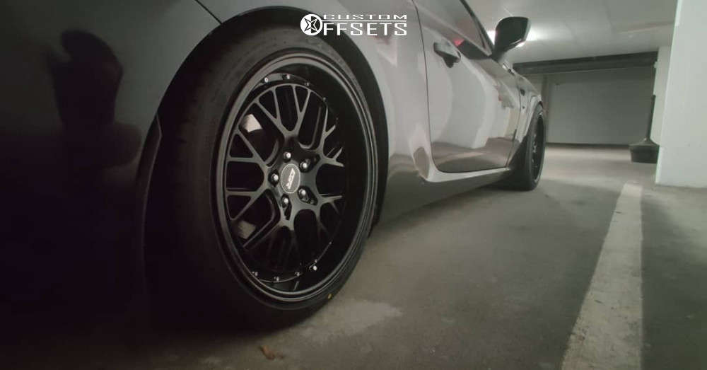 2013 Scion FR-S with 18x9.5 35 ESR Cs11 and 245/35R18 Falken Azenis ...