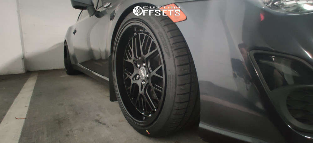 2013 Scion FR-S with 18x9.5 35 ESR Cs11 and 245/35R18 Falken Azenis ...