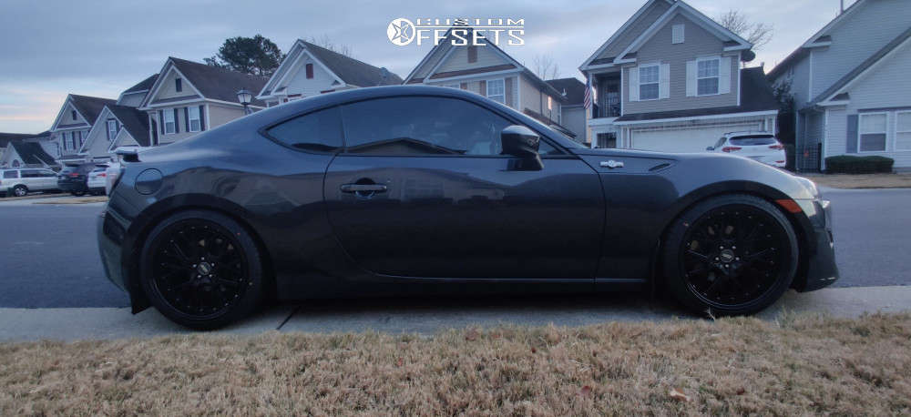 2013 Scion FR-S with 18x9.5 35 ESR Cs11 and 245/35R18 Falken Azenis ...