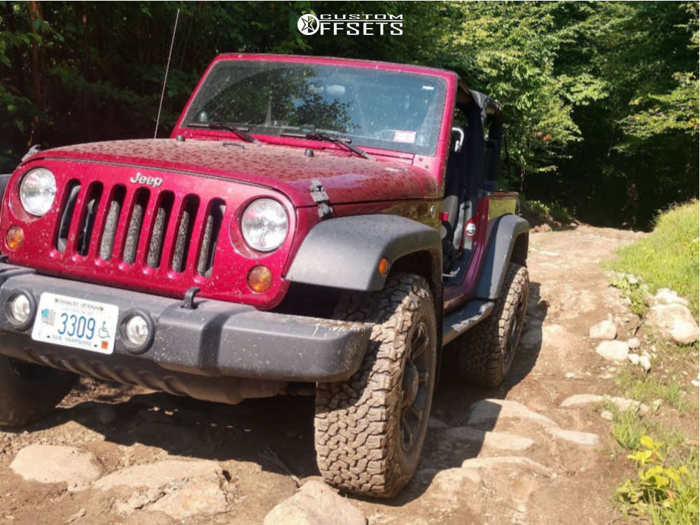 2012 Jeep Wrangler JK with 17x9 -12 Anthem Off-Road Defender and 33/12 ...