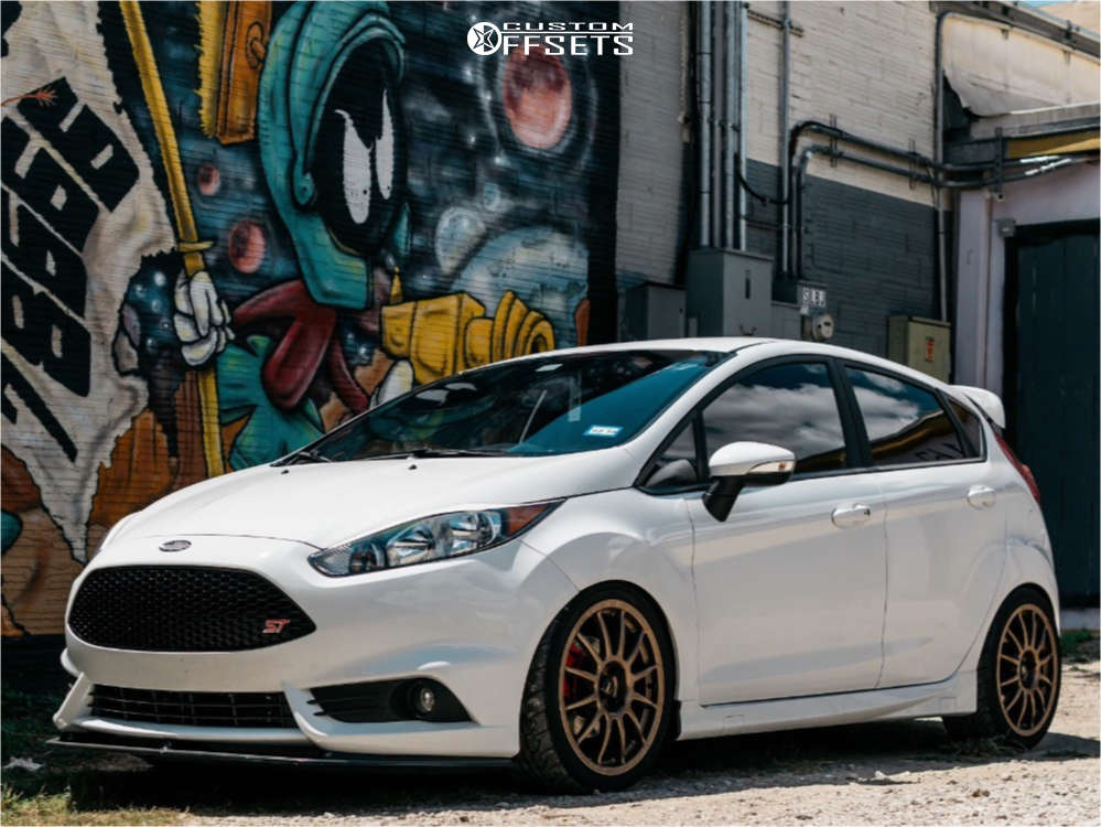 2015 Ford Fiesta with 17x8 42 Team Dynamics Pro Race 1.2 and 215/40R17 ...