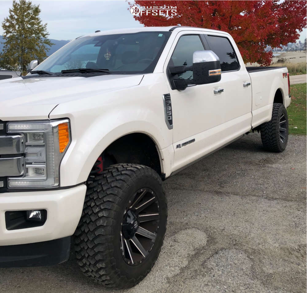 2017 Ford F-350 Super Duty with 20x10 -19 Fuel Contra and 35/12.5R20 ...
