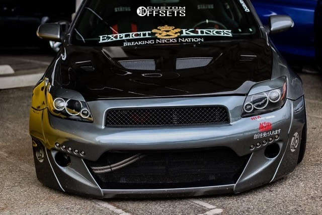 2010 Scion TC with 18x10 0 Concept One Cs-6 and 245/35R18 Pirelli P ...