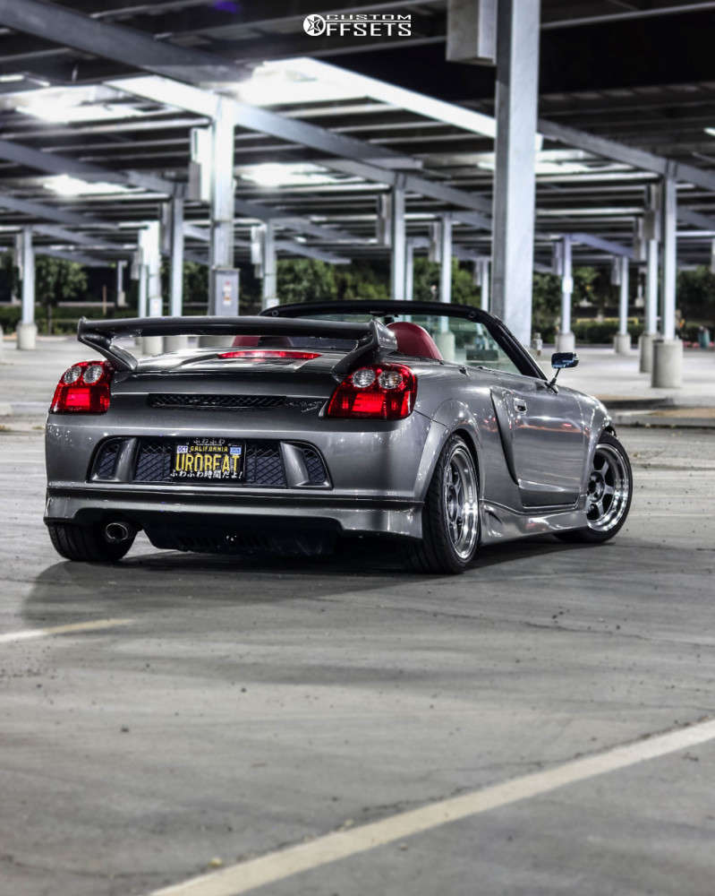 2004 Toyota MR2 Spyder with 15x7.5 25 Volk Te37v and 195/45R15 Toyo ...