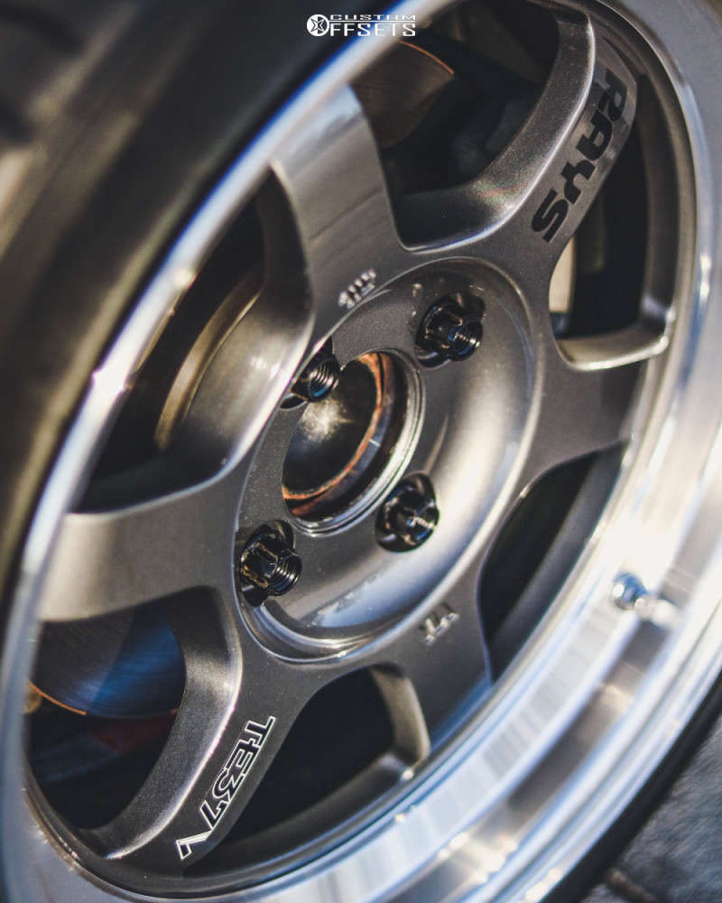 2004 Toyota MR2 Spyder with 15x7.5 25 Volk Te37v and 195/45R15 Toyo ...