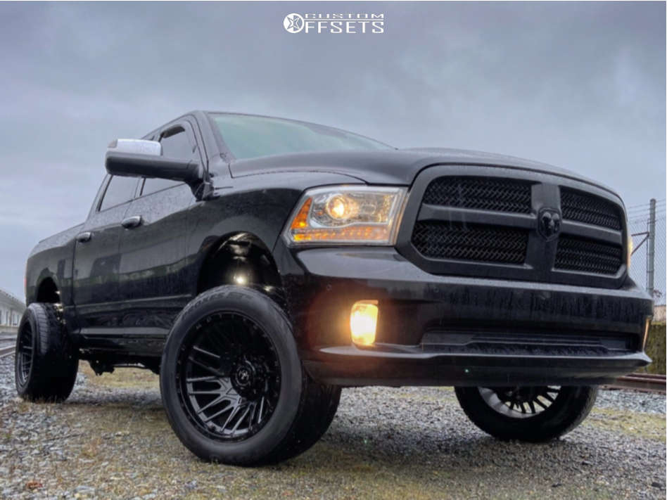 2015 Ram 1500 with 20x12 -44 Motiv Offroad Mutant and 305/50R20 Toyo ...