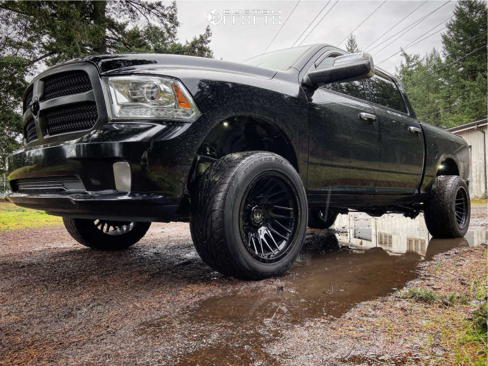 2015 Ram 1500 with 20x12 -44 Motiv Offroad Mutant and 305/50R20 Toyo ...