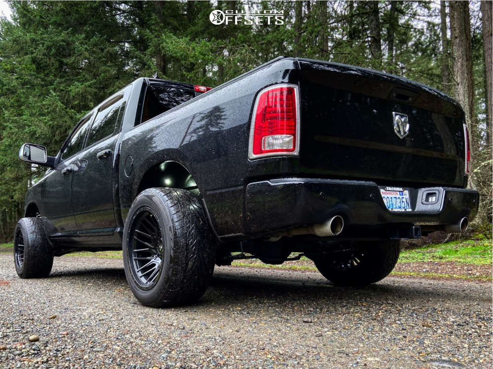 2015 Ram 1500 with 20x12 -44 Motiv Offroad Mutant and 305/50R20 Toyo ...