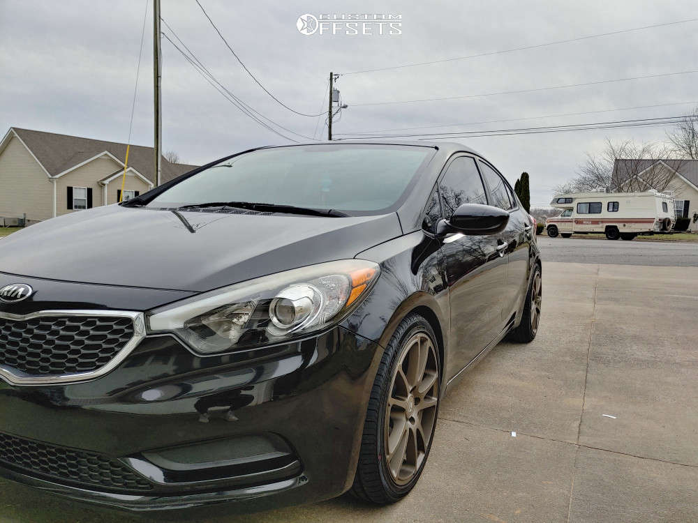 2016 Kia Forte with 18x8 30 Touren Tf03 and 225/40R18 Ironman Imove Gen ...