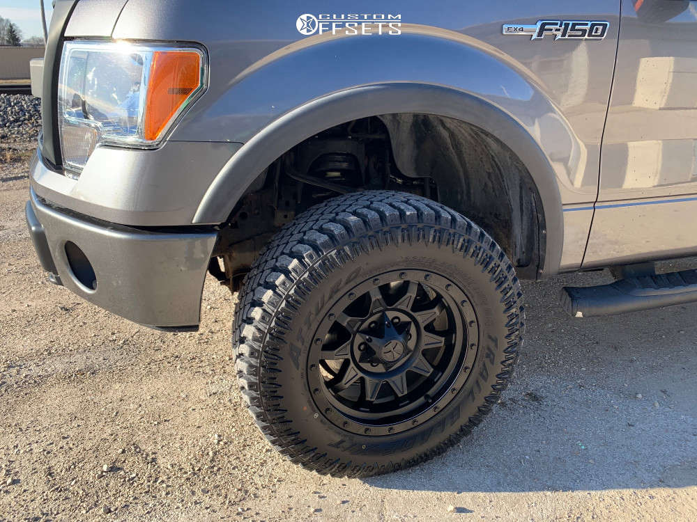 2010 Ford F-150 with 18x9 -12 Dirty Life Roadkill and 33/12.5R18 Atturo ...
