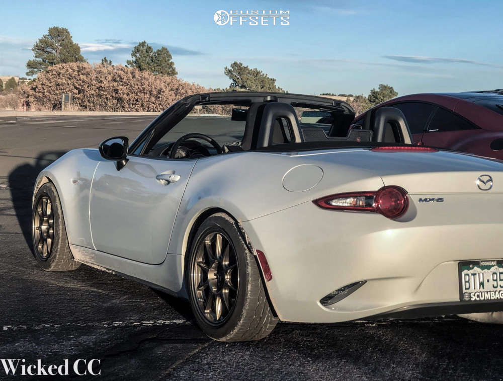 2016 Mazda MX-5 Miata with 16x8 32 Konig Dekagram and 215/30R16 Toyo ...