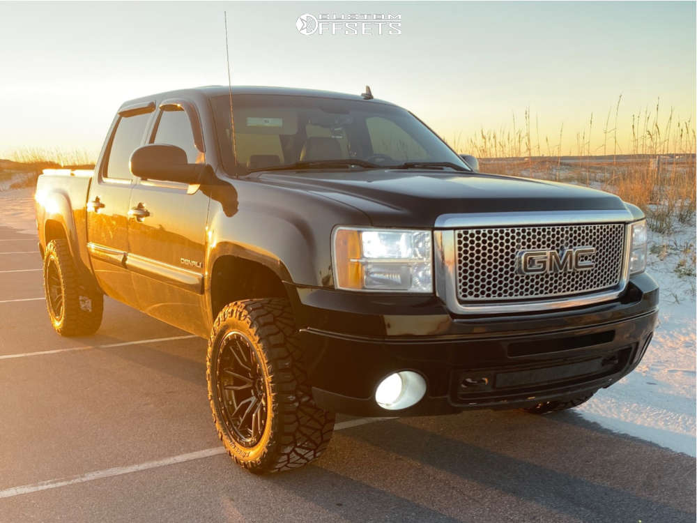 2010 GMC Sierra 1500 with 20x10 -18 Fuel Rebel and 295/55R20 Nitto ...