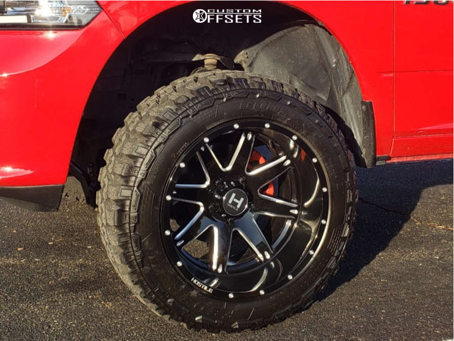 2016 Ram 1500 with 20x12 -44 Hostile Alpha and 33/12.5R20 Federal ...