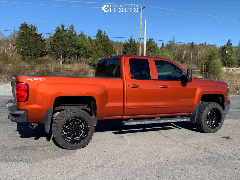 2015 Chevrolet Silverado 1500 with 20x12 -44 Brute Reaper and 33/12 ...