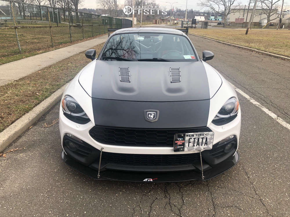 2017 Fiat 124 Spider with 17x8.5 45 Enkei PFM1 and 245/40R17 Hankook ...