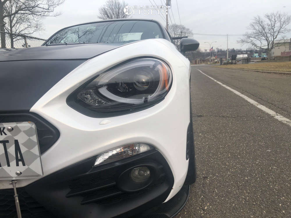 2017 Fiat 124 Spider with 17x8.5 45 Enkei PFM1 and 245/40R17 Hankook ...