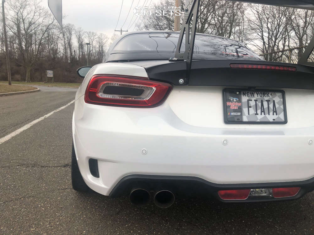 2017 Fiat 124 Spider with 17x8.5 45 Enkei PFM1 and 245/40R17 Hankook ...