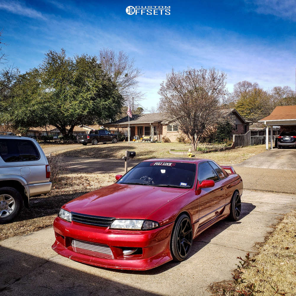 1992 Nissan Skyline R32 with 18x9.5 15 MB Wheels Battle and 215/40R18 ...