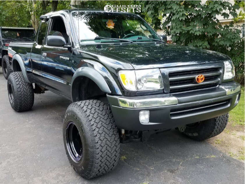1999 Toyota Tacoma with 15x14 -88 Bart Wheels Super Trucker and 33/12 ...