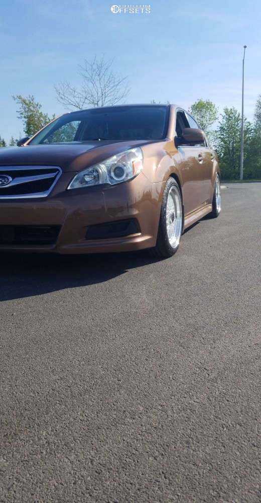 2011 Subaru Legacy with 18x8.5 30 JNC Jnc004 and 225/45R18 Black Lion ...