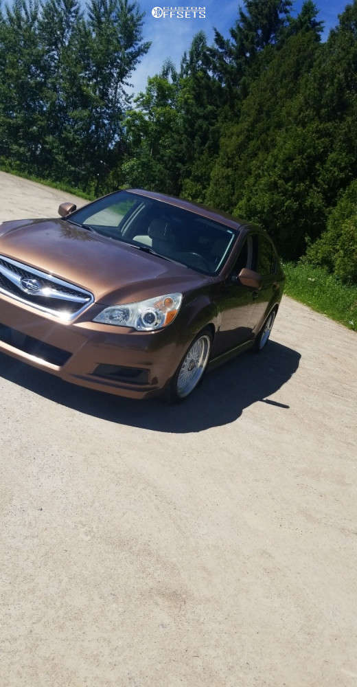 2011 Subaru Legacy with 18x8.5 30 JNC Jnc004 and 225/45R18 Black Lion ...
