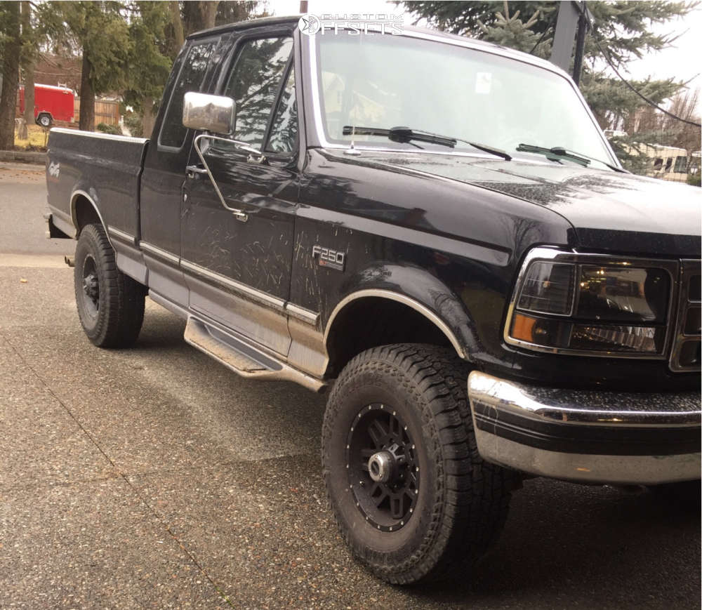 1996 Ford F-250 with 17x9 Raceline Injector and 285/70R17 Mazama Open ...