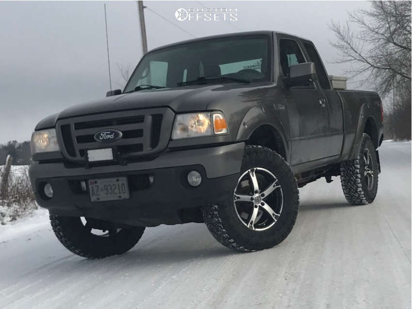 2011 Ford Ranger with 17x8 45 RTX Neurotoxin and 31/10.5R17 Goodyear ...