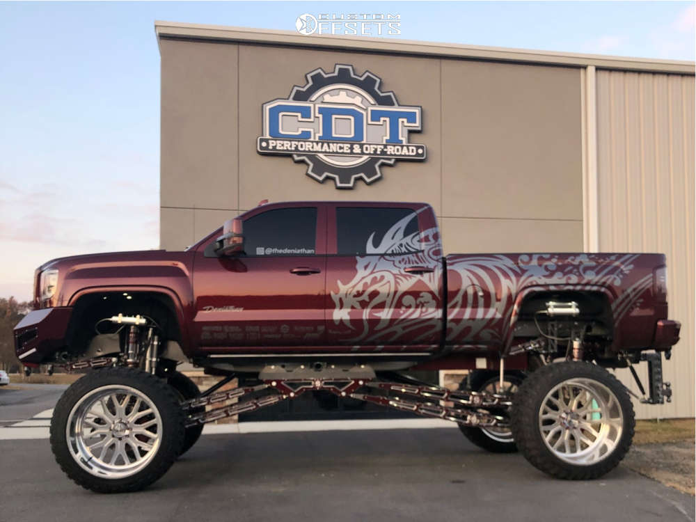 2016 GMC Sierra 2500 HD with 28x16 -103 Specialty Forged Sf023 and 42/ ...