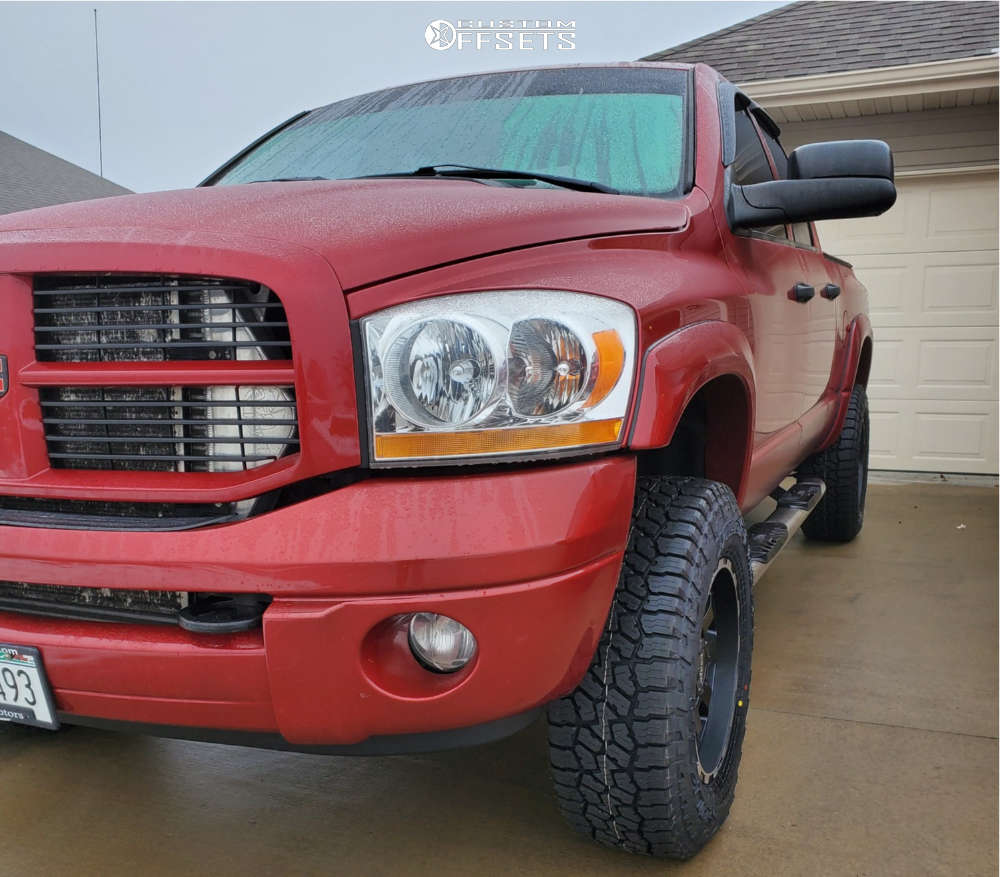 2006 Dodge Ram 2500 with 18x9 -12 Impact Destroyer and 275/70R18 Falken ...