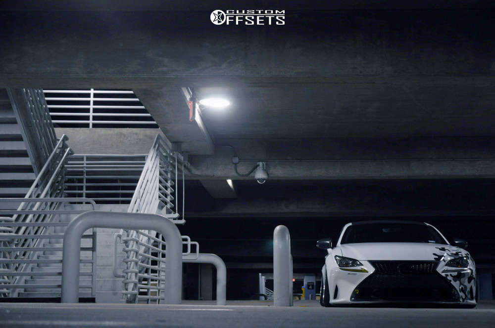 2015 Lexus RC350 with 19x9.5 22 ESR Cs11 and 225/35R19 Federal 595 Rs ...