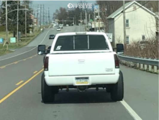 1995 Chevrolet K1500 with 20x12 -51 Vision Split and 265/60R20 Goodyear ...