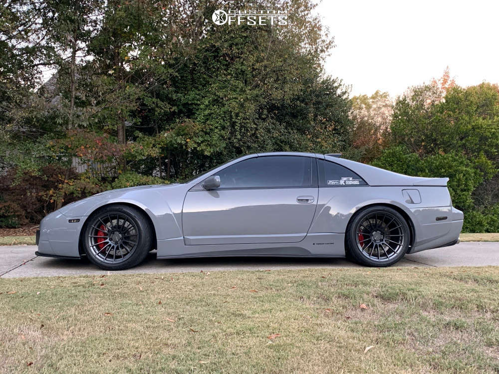 1993 Nissan 300ZX with 18x10 30 Enkei Rs05-rr and 275/55R18 Toyo Tires ...