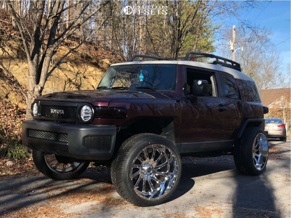 2007 Toyota FJ Cruiser with 24x12 -44 Hardcore Offroad Hc15 and 285 ...