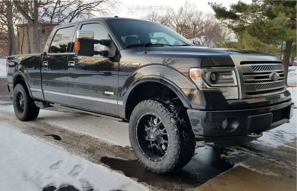 2014 Ford F-150 with 20x9 18 Dropstars 645b and 305/55R20 Nitto Ridge ...