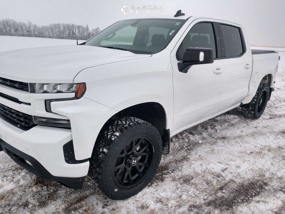 2019 Chevrolet Silverado 1500 with 20x9 0 Hostile Rage and 275/55R20 ...