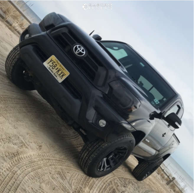 2015 Toyota Tacoma with 17x9 -12 Fuel Blitz and 265/65R17 Zeetex Mt1000 ...